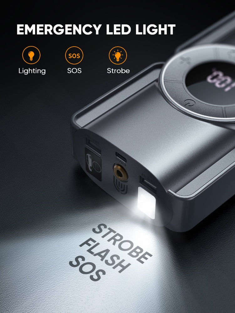 Portable Car Jump Starter with Air Compressor, 150PSI Car Battery Jump – Trekure