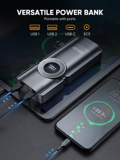 Portable Car Jump Starter with Air Compressor, 150PSI Car Battery Jump – Trekure